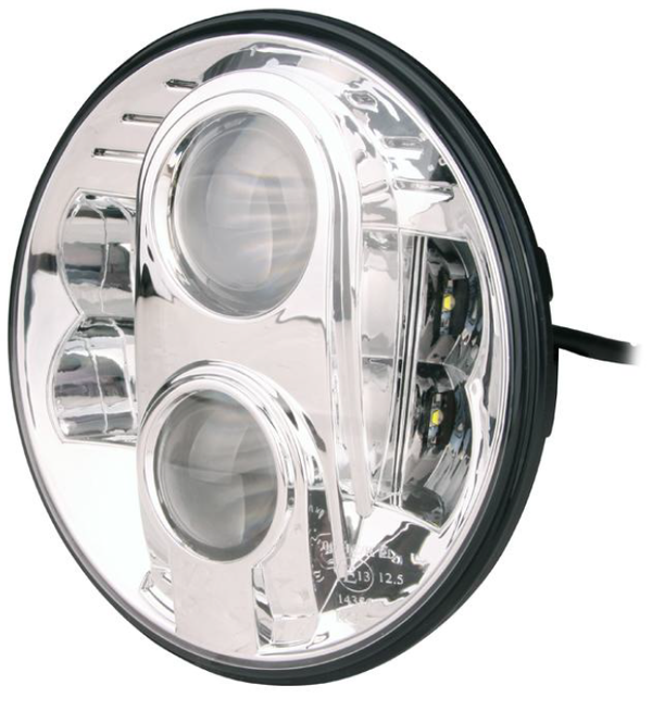 LED Headlight - 7 Inch Round High/Low Beam - (Pair) - SenorBarbo
