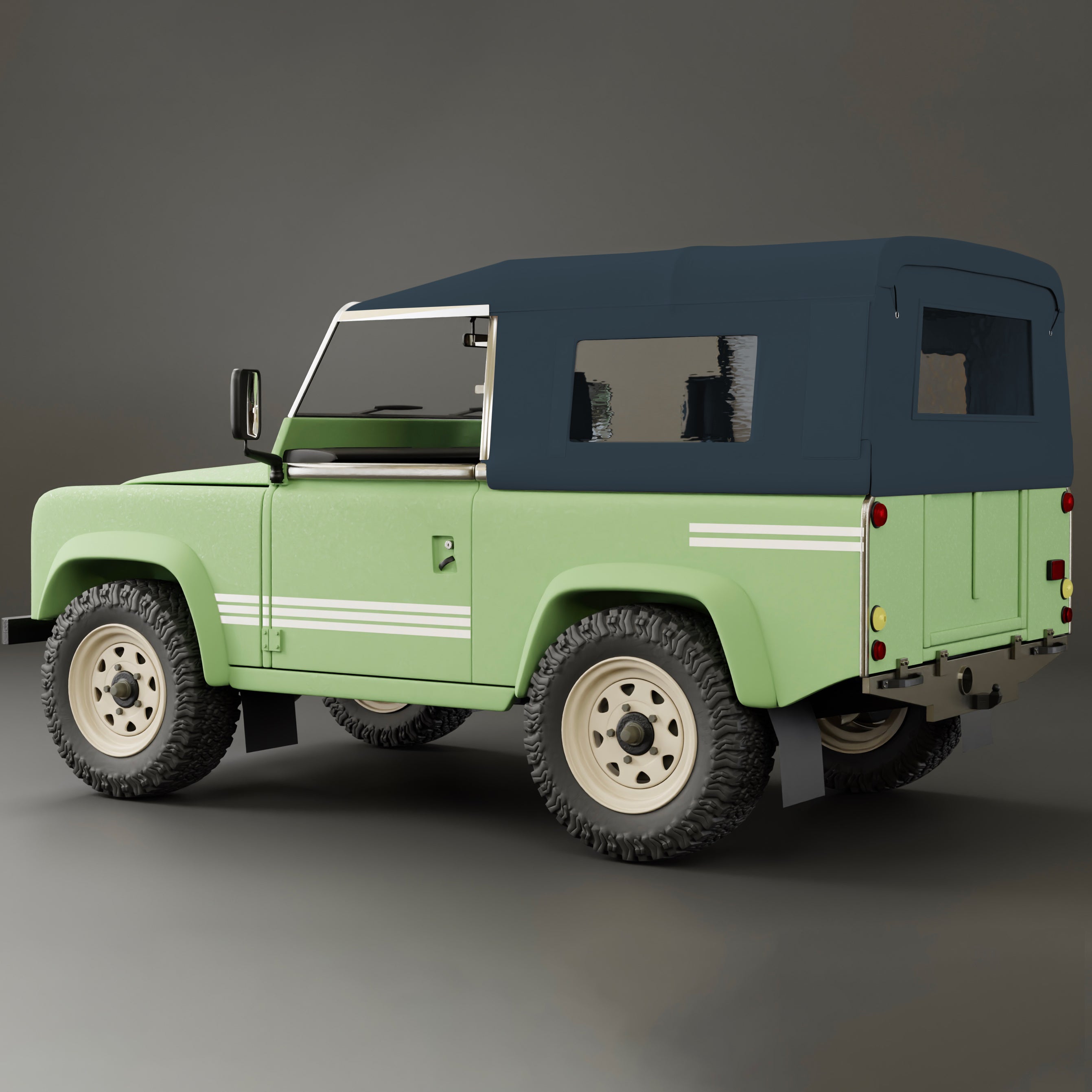 90" - Land Rover Defender - Full Hood - With Side Windows (WSW) (No NA ...